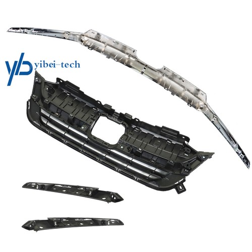 Front Bumper Grille Grill w/Molding Trim Assembly For Honda Pilot 2019 ...