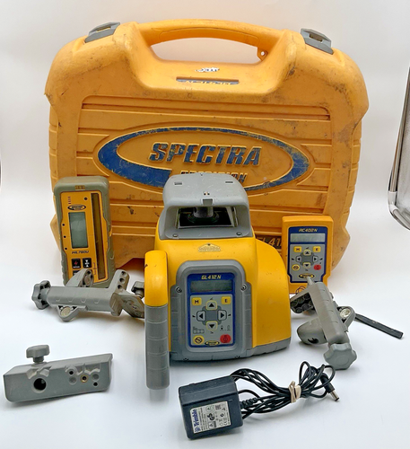 Spectra Laser GL412N Single Grade Laser w/ HL760 Receiver & RC402N ...