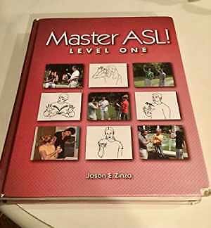 Master ASL - Level One (with DVD) - Hardcover, by Zinza Jason E. - Very ...