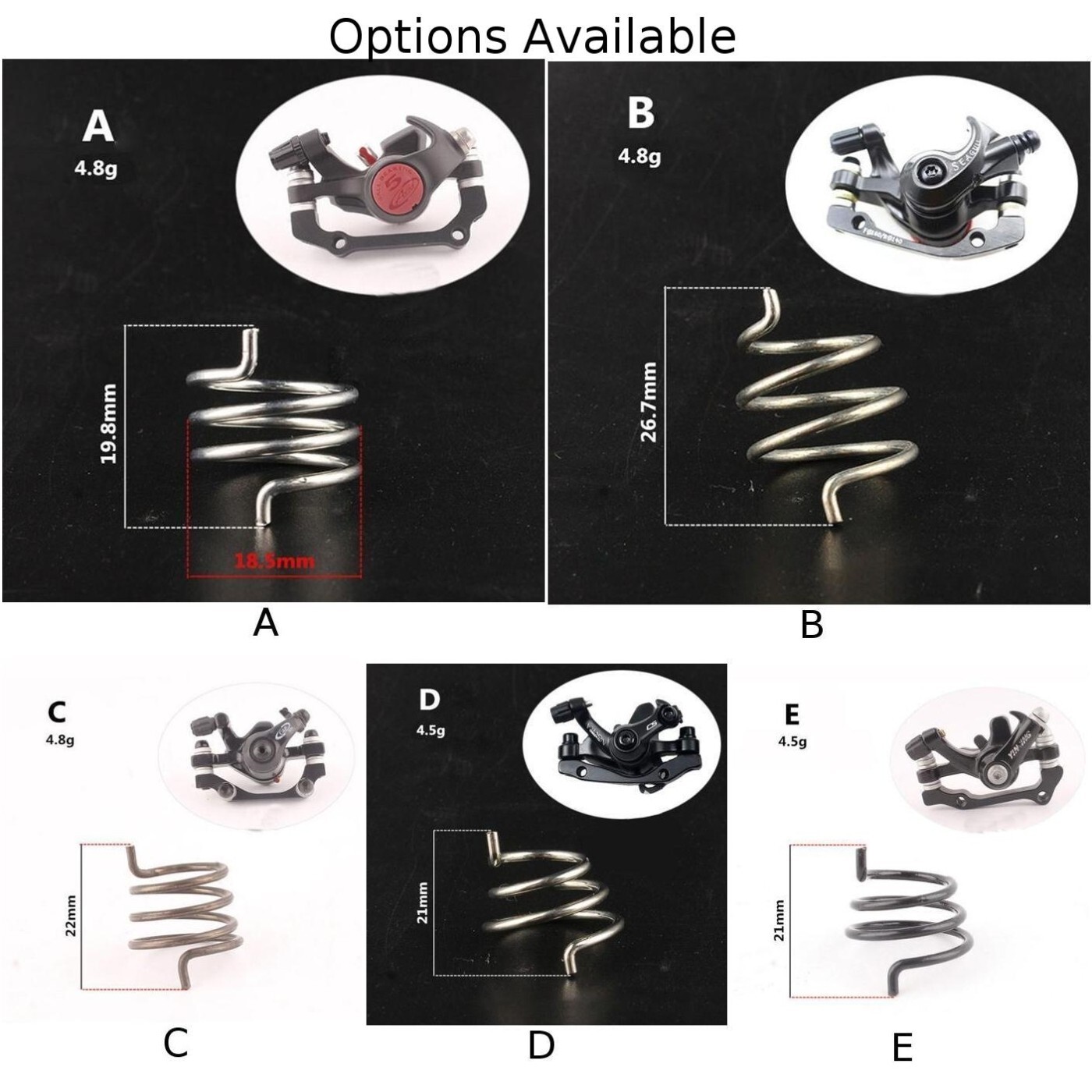 Smooth and Responsive Braking with Yin Xing Brake Springs Width 15 3mm ...