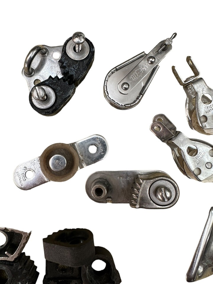 Lot of SAILBOAT RIGGING HARDWARE, STAINLESS STEEL, FICO, Race-lite | eBay