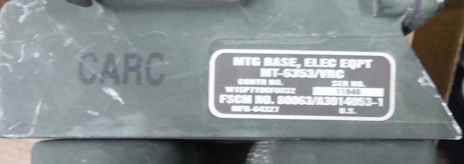 HUMVEE MT-6353/VRC SINCGARS AMP MOUNT FREE SHIPPING | eBay