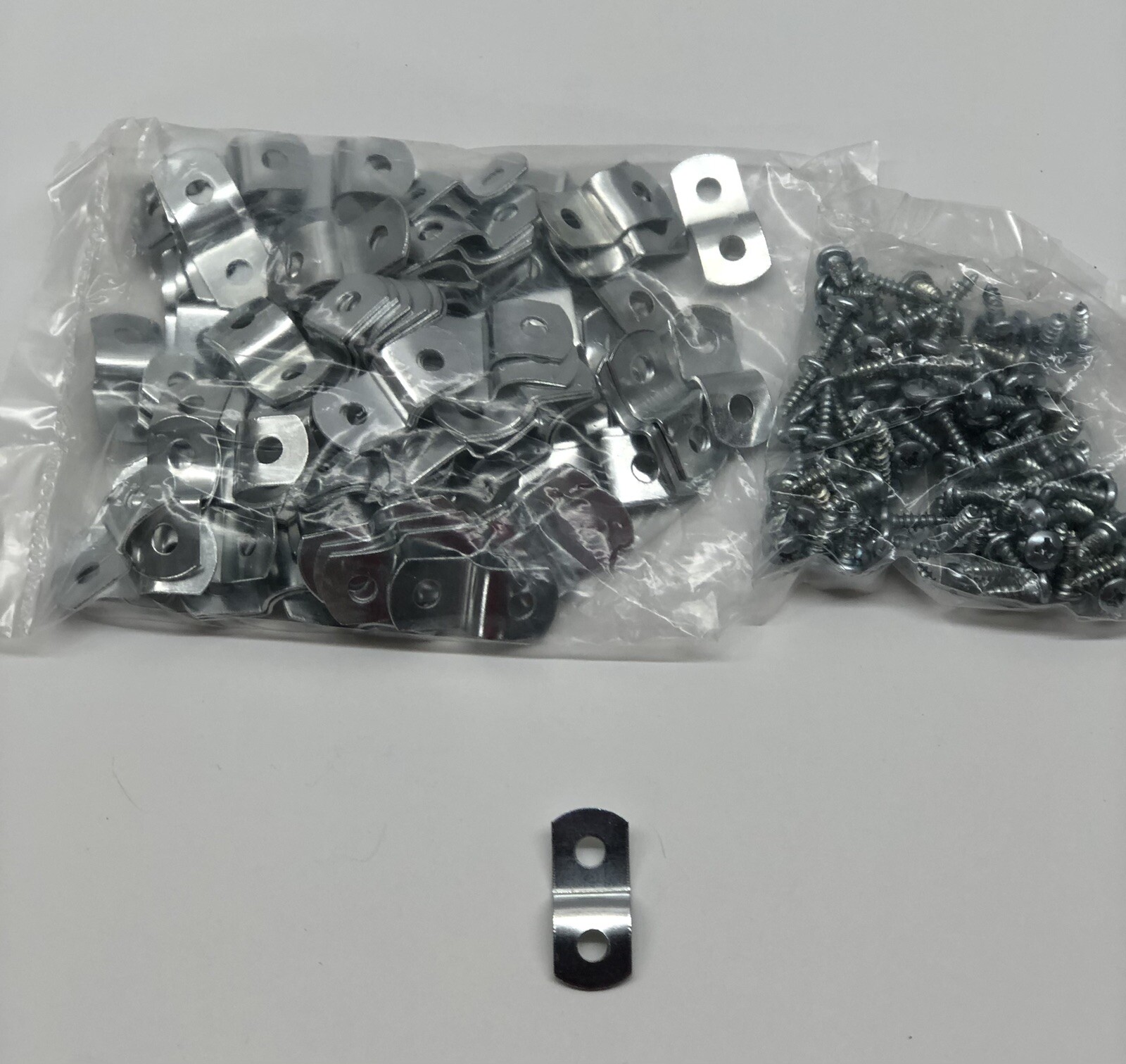 100 x 3/8" Picture Frame Offset Clips With Screws for Canvas, Mirrors ...