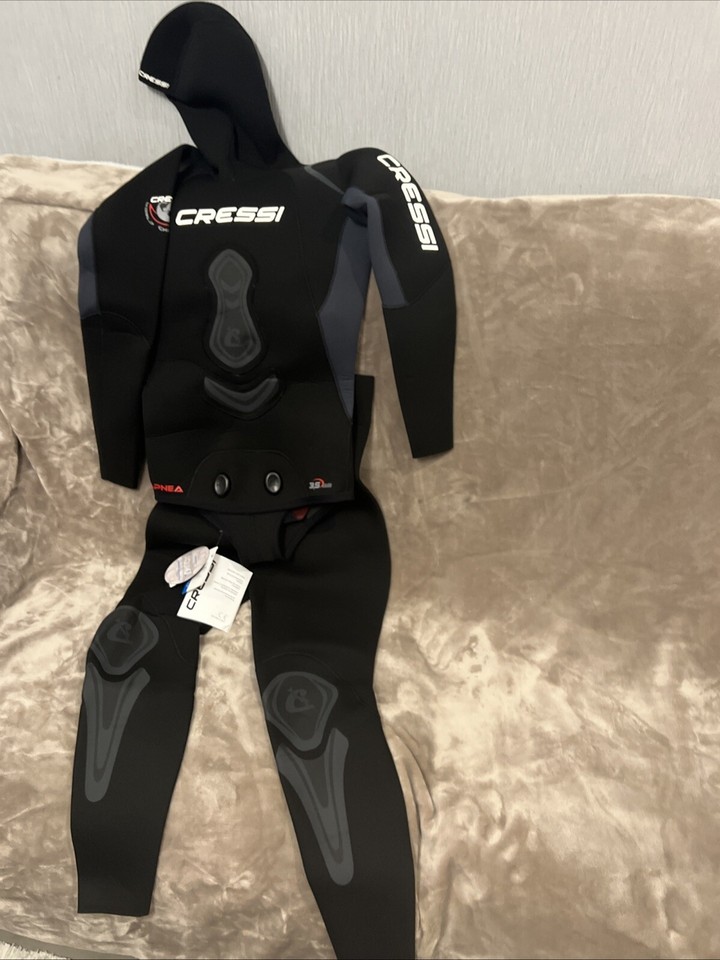 Cressi Apnea Complete Wetsuit - Two Piece Apnea Wetsuit 2018 Man 3.5mm ...
