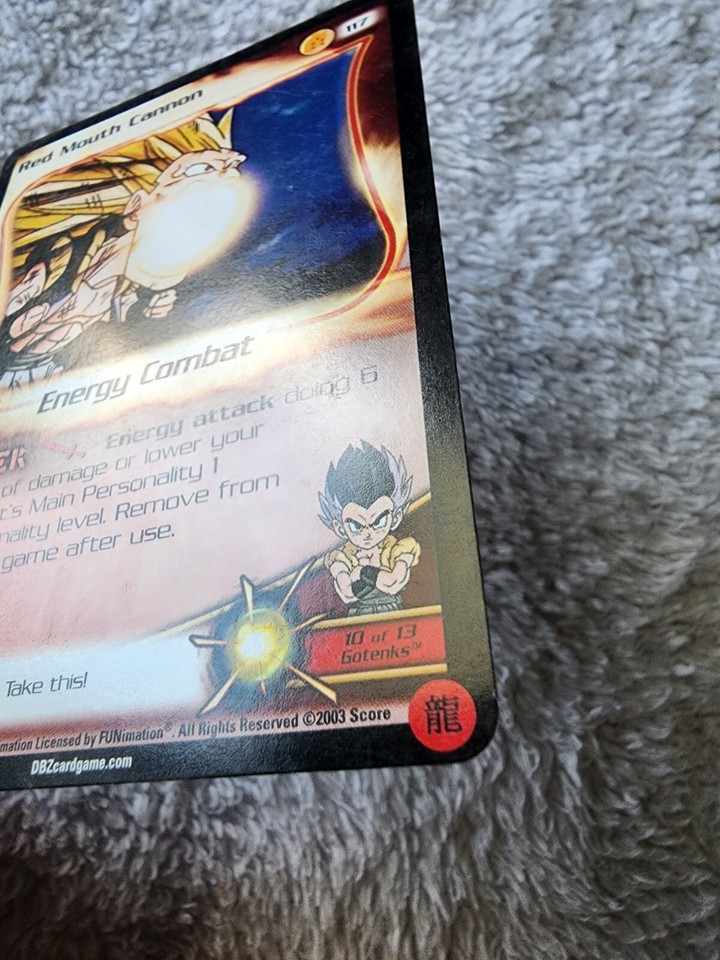 DBZ Dragon Ball Z Red Mouth Cannon 117 CCG Limited Fusion Saga MP | eBay