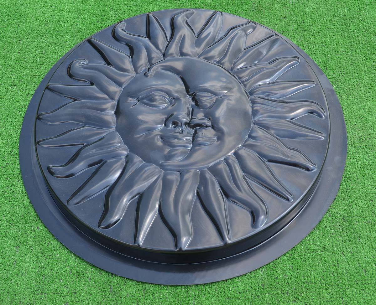 Sun&Moon Concrete Mold Plaster Concrete Stepping Stone Garden Path ...