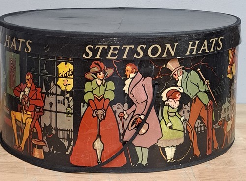 VINTAGE JOHN B STETSON COWBOY HAT BOX ROYAL STETSON BOX ONLY | eBay