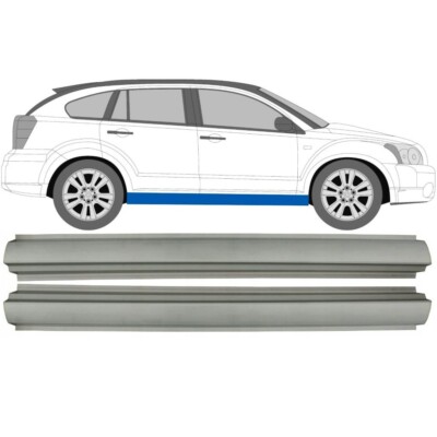 DODGE CALIBER 2006-2013 2x SILL REPAIR PANEL ROCKER PANEL / SET OF 2 ...