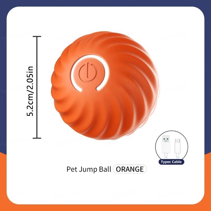 Smart Dog Toys Ball Electronic Interactive Pet Toy Moving Ball USB ...