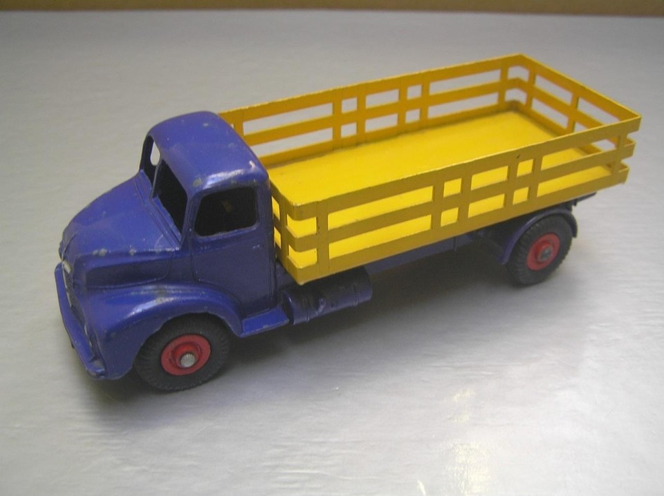 Dinky Supertoys 531 Leyland Comet Lorry rare violet blue and yellow red ...