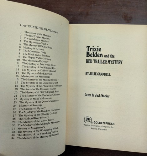 Trixie Belden 4 Lot: Mystery Off Old Telegraph Road, Mystery of the ...