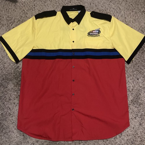 Vintage NASCAR Silicon Motor Speedway Virtual Simulator Pit Crew 3XL T ...