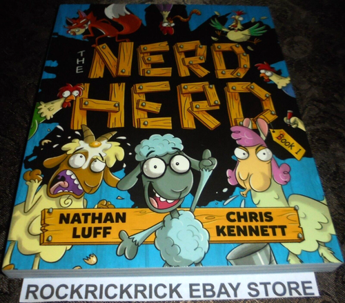THE NERD HERD BOOK 1 NATHAN LUFF & CHRIS KENNETT 14.5CM X 18.5CM BRAND ...