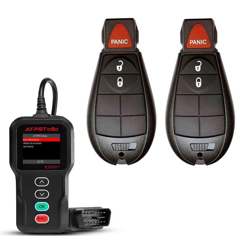 Remote Key fob Kit Tool For 2008-2013 Jeep Grand Cherokee Chrysler Town ...