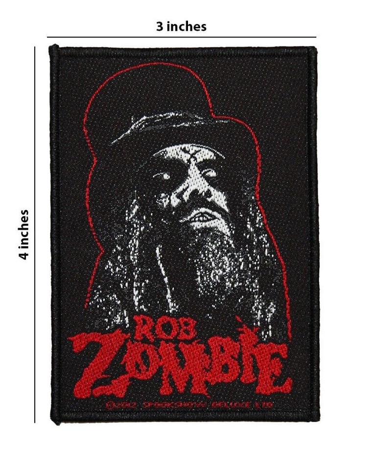 Rob Zombie - Portrait Printed Patch 3" x 4" | eBay