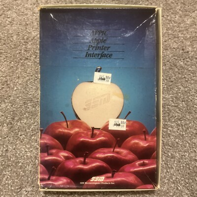 Apple II Printer Interface W/Graphics In Original Box! SSM ...