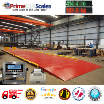 OP-934 Optima 40'x10' Axle Truck Cargo Scale Legal for trade NTEP ...