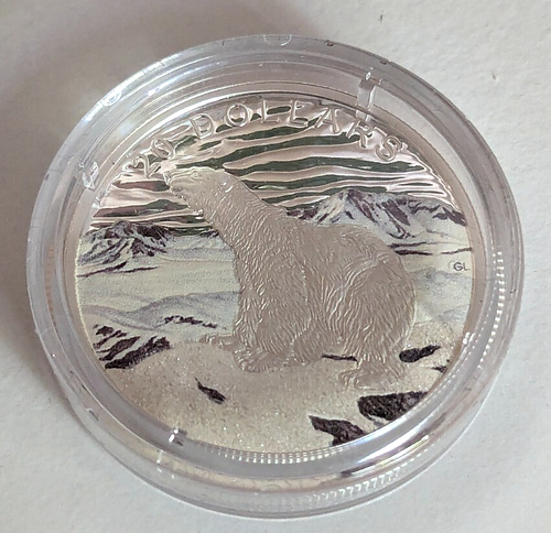 2017 Canadian Glistening North Polar Bear - 1 Oz .9999 Silver Coin! | eBay