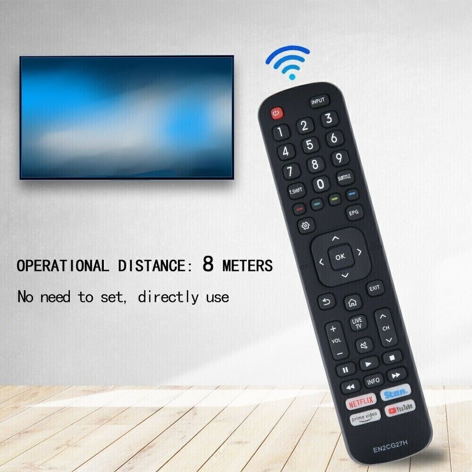 NEW Remote Control For Hisense TV EN2CG27H 43S4 50S5 43S4 NETFLIX PRIME ...