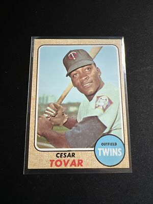 1968 TOPPS CESAR TOVAR 420 EX BASEBALL MINNESOTA TWINS | eBay
