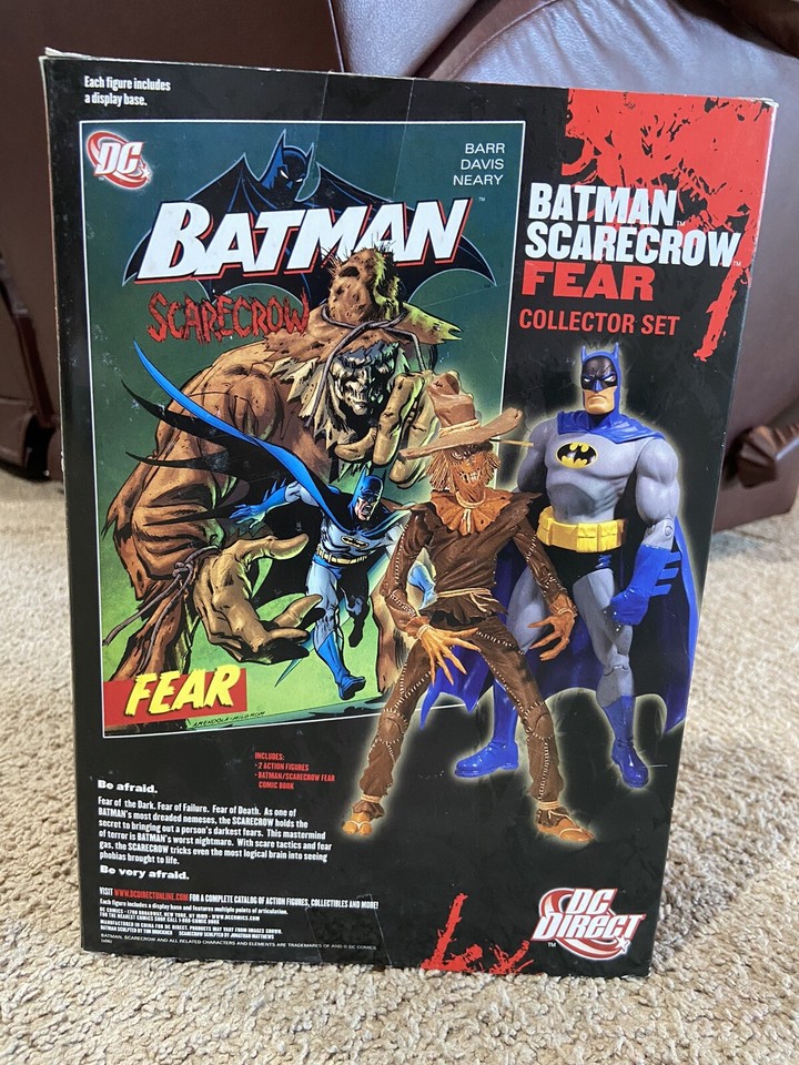 DC Direct Batman/Scarecrow Fear Collector Set w/Comic Book New in Box ...