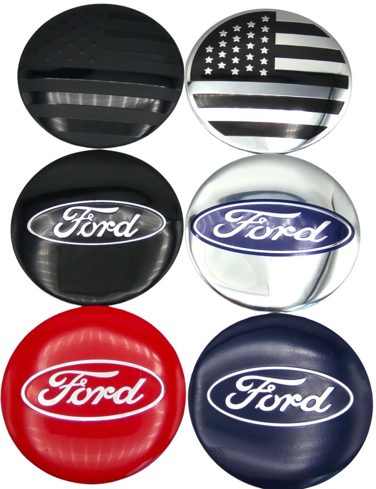 (PACK OF 4) Wheel Center Cap Decals Emblems Sticker 2.20" 56mm CHOOSE ...