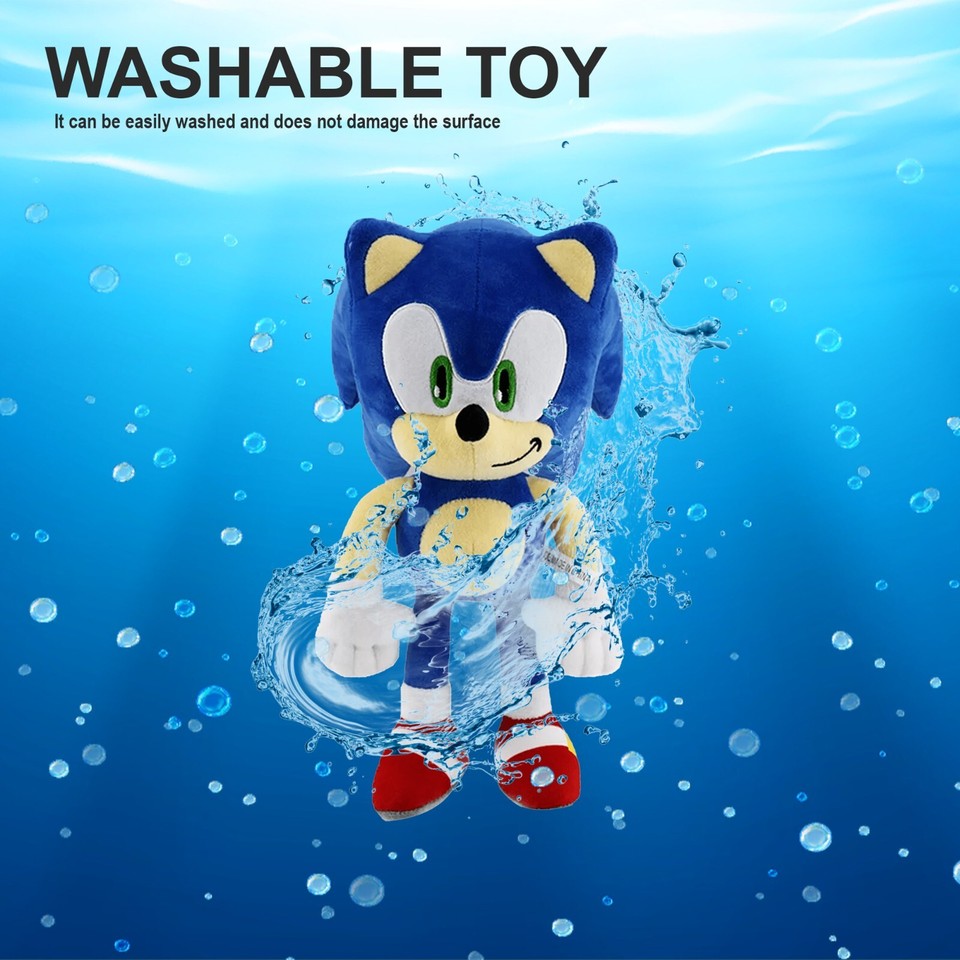 Sonic The Hedgehog-Sonic Plush Toy Set – Blue ,Yellow,Red,Black( Pack ...