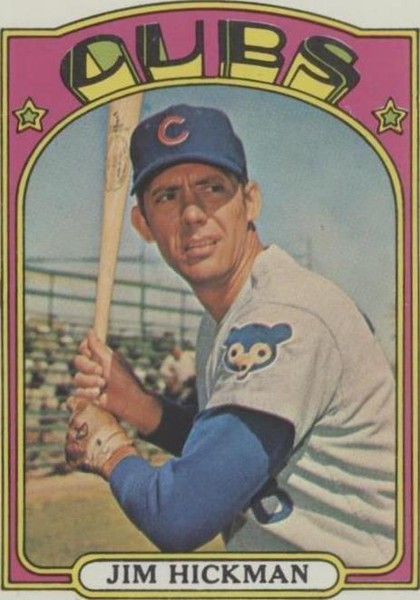 1972 Topps - Cubs in Yellow and Green #534 Jim Hickman for sale online ...