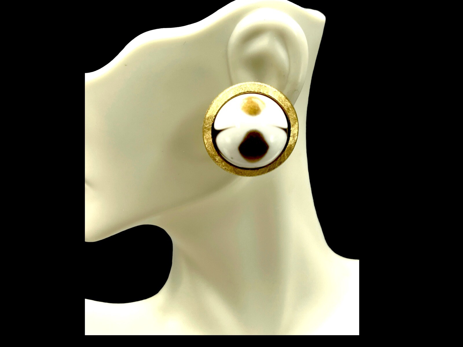 RARE 1960'S CROWN TRIFARI GOLD PLATED ‘WINDOW PANE’ L… - Gem