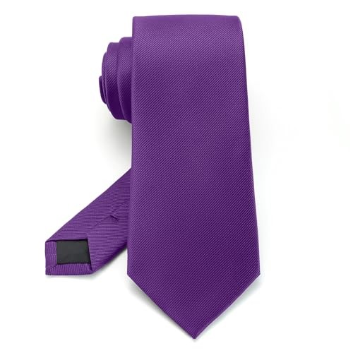 Black Ties For Men Solid Color Formal Neckties 3.15" (8CM) Men's Ties ...