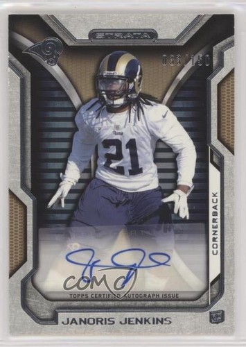 2012 Topps Strata Rookie Auto Bronze /150 Janoris Jenkins #RA-JJ Auto ...