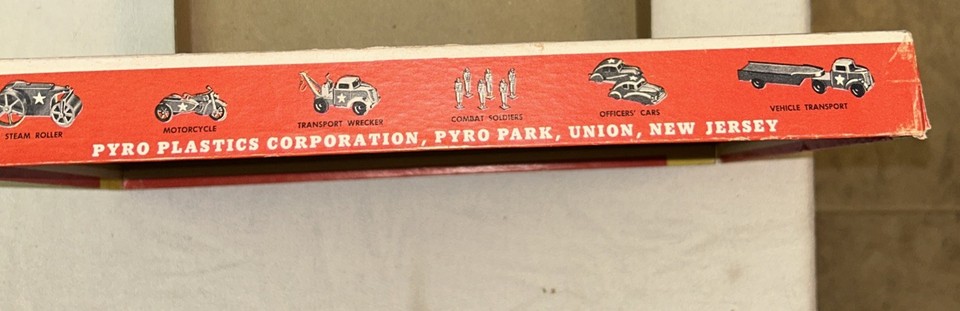 Vintage Pyro 21 Piece Plastic US Army Vehicle Set With One Soldier ...