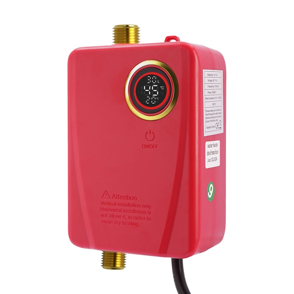3000w Electric Water Heater Portable Instant Water Heater Under the ...
