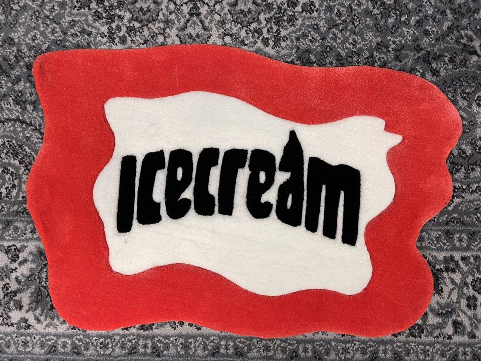 ICECREAM BBC Soft Serve Rug 411-1812 Tomato 2021 Brand New Withtags | eBay
