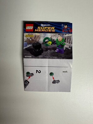 Lego DC Comics Super Heroes Lex Luthor (30164) Instruction Booklet Only ...