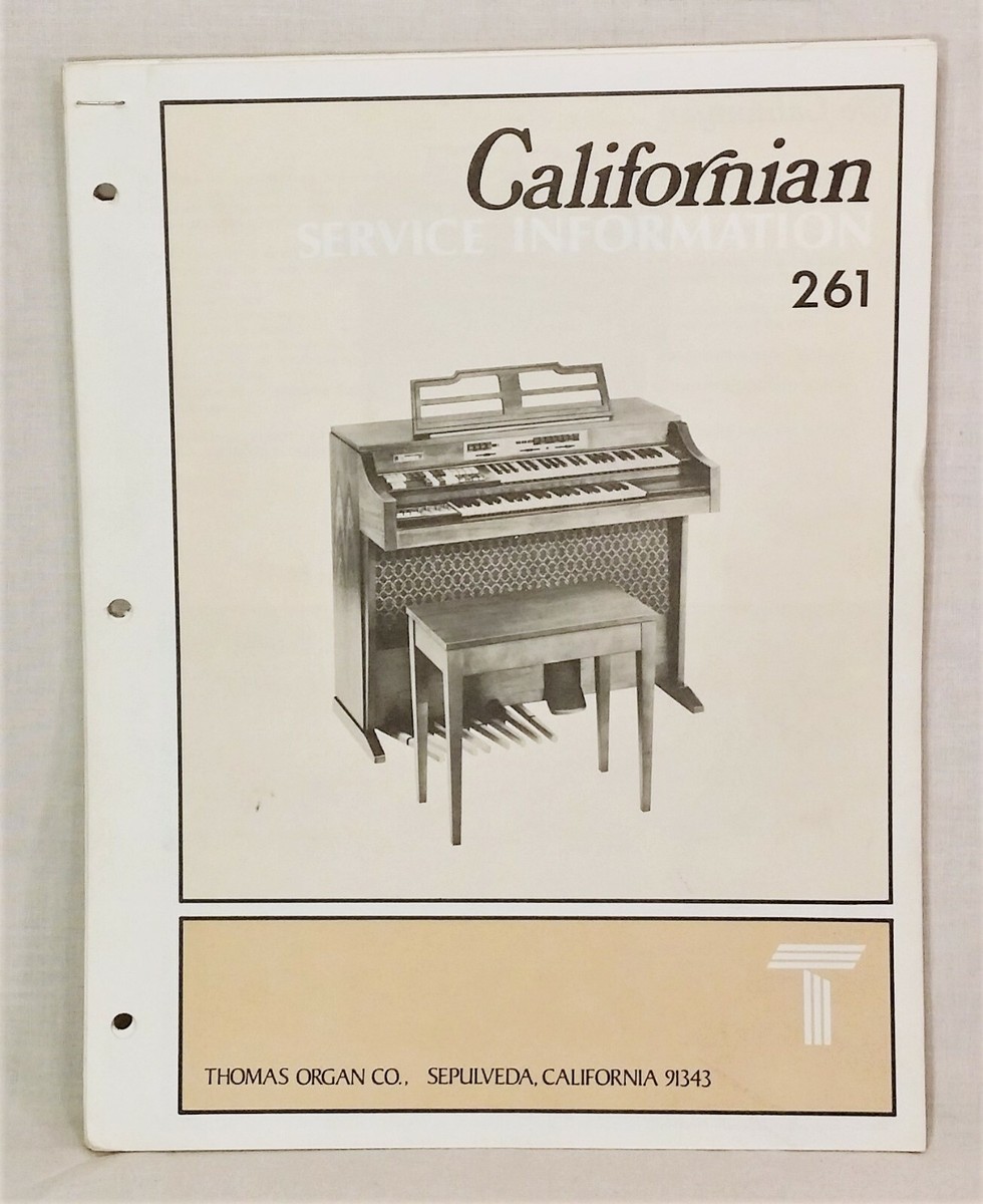 Thomas Organ Manual Online