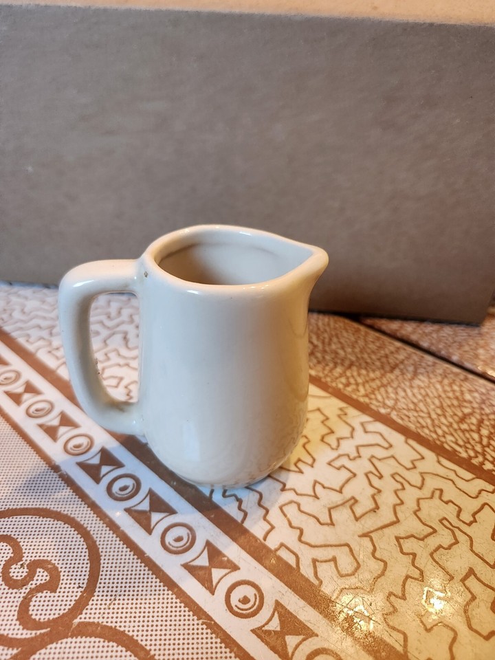 Vintage Antique Bird Cardinal on Pine Bough mini pitcher creamer Marked ...