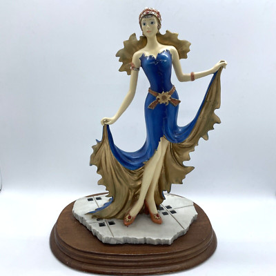 Large The Leonardo Collection Lady Figurine Vintage Collectable ...