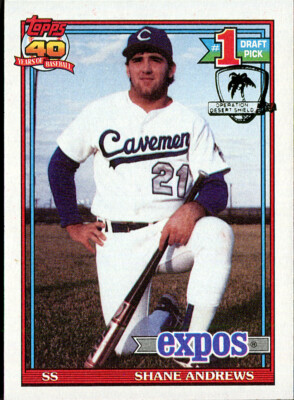 1991 Topps Desert Shield Shane Andrews #74 | eBay
