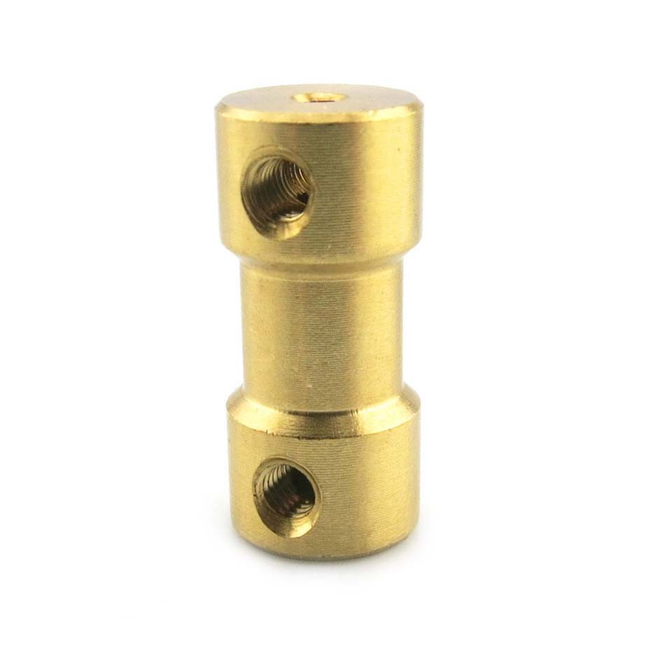 OD 9mm Copper Coupler Coupling for Motor Shaft Robot Smart Car 2mm to ...
