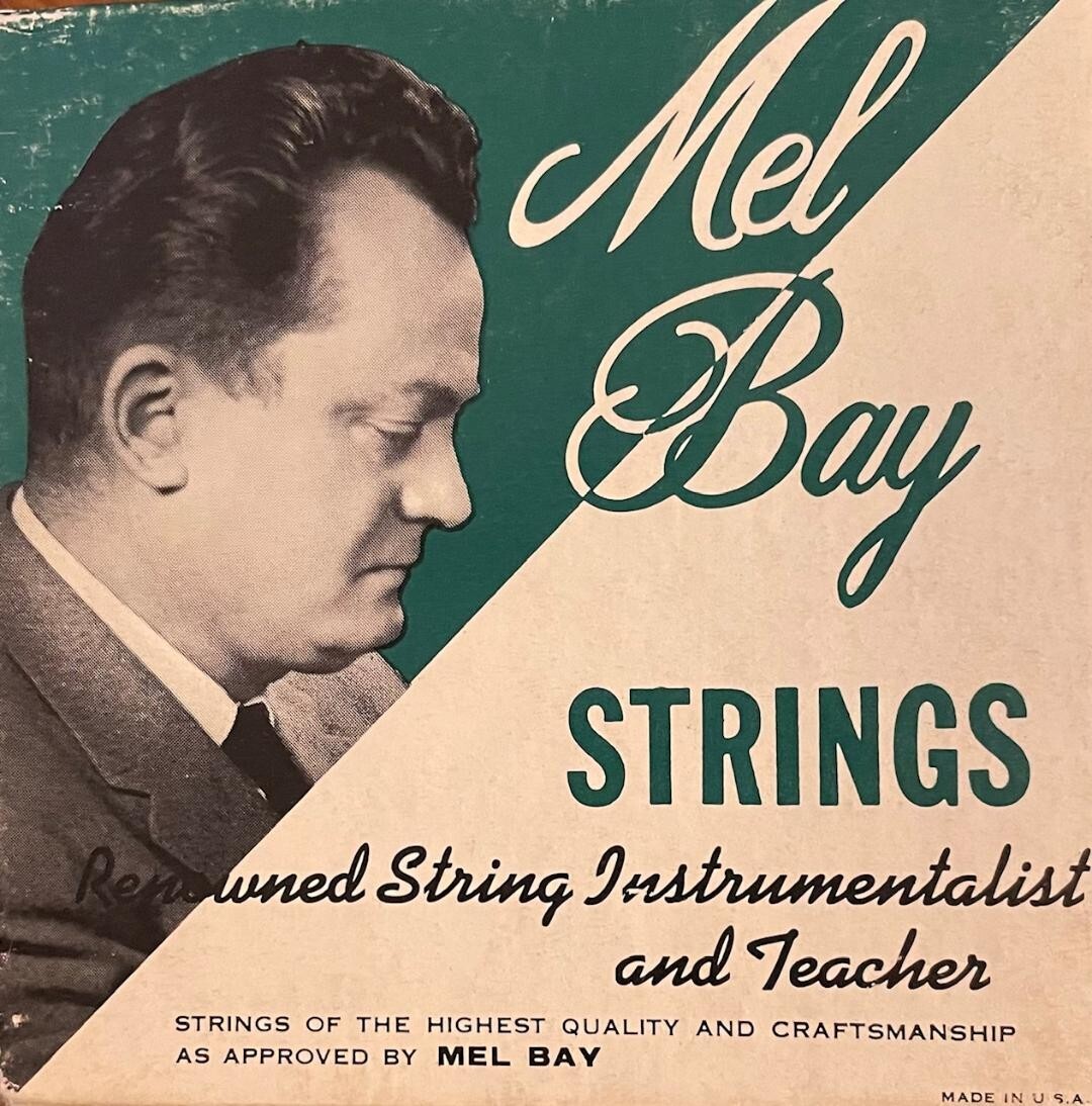 VINTAGE Original 1950's Mel Bay Strings Empty Box - RARE Collectible ...