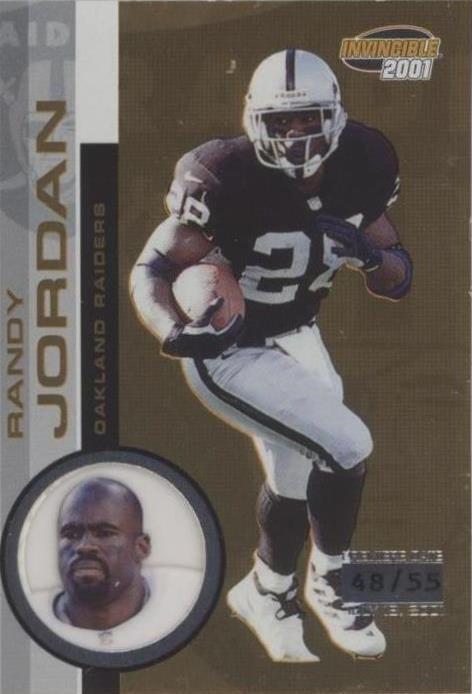 2001 Pacific Invincible - Randy Jordan #177 Premiere Date /55 for sale online | eBay