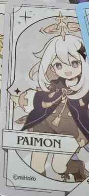 Paimon Shadow Hunter Photo Card Wonshin Cafe in Seoul | eBay