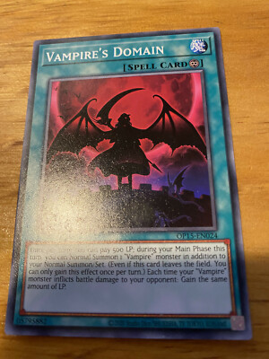 Yugioh TCG NM/M Vampire's Domain OP15-EN024 Common | eBay Australia