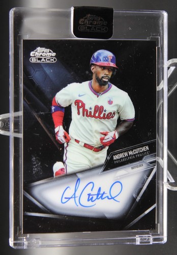 2021 Topps Chrome Black - Chrome Black Autographs #CBA-AM Andrew ...