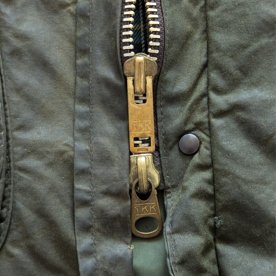 Barbour A200 Border Wax Jacket C3691CM Made In England Green | eBay