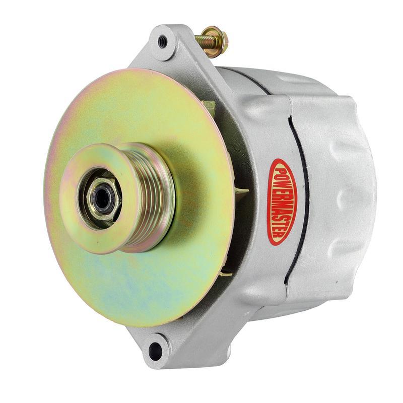 Powermaster Alternator 47296; Smooth Look 140 Amp Satin Serpentine for ...