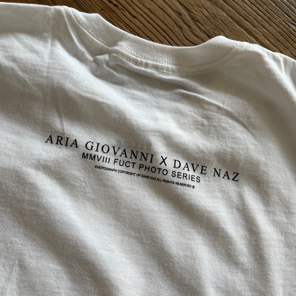 Extremely Rare Vintage New 2008 FUCT Dave Naz x Aria Giovanni T-Shirt ...