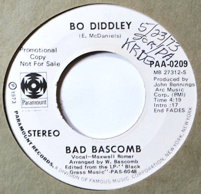 Bad Bascomb Bo Diddley Funk Funky Soul DJ 45 7" Vinyl -Check for ...