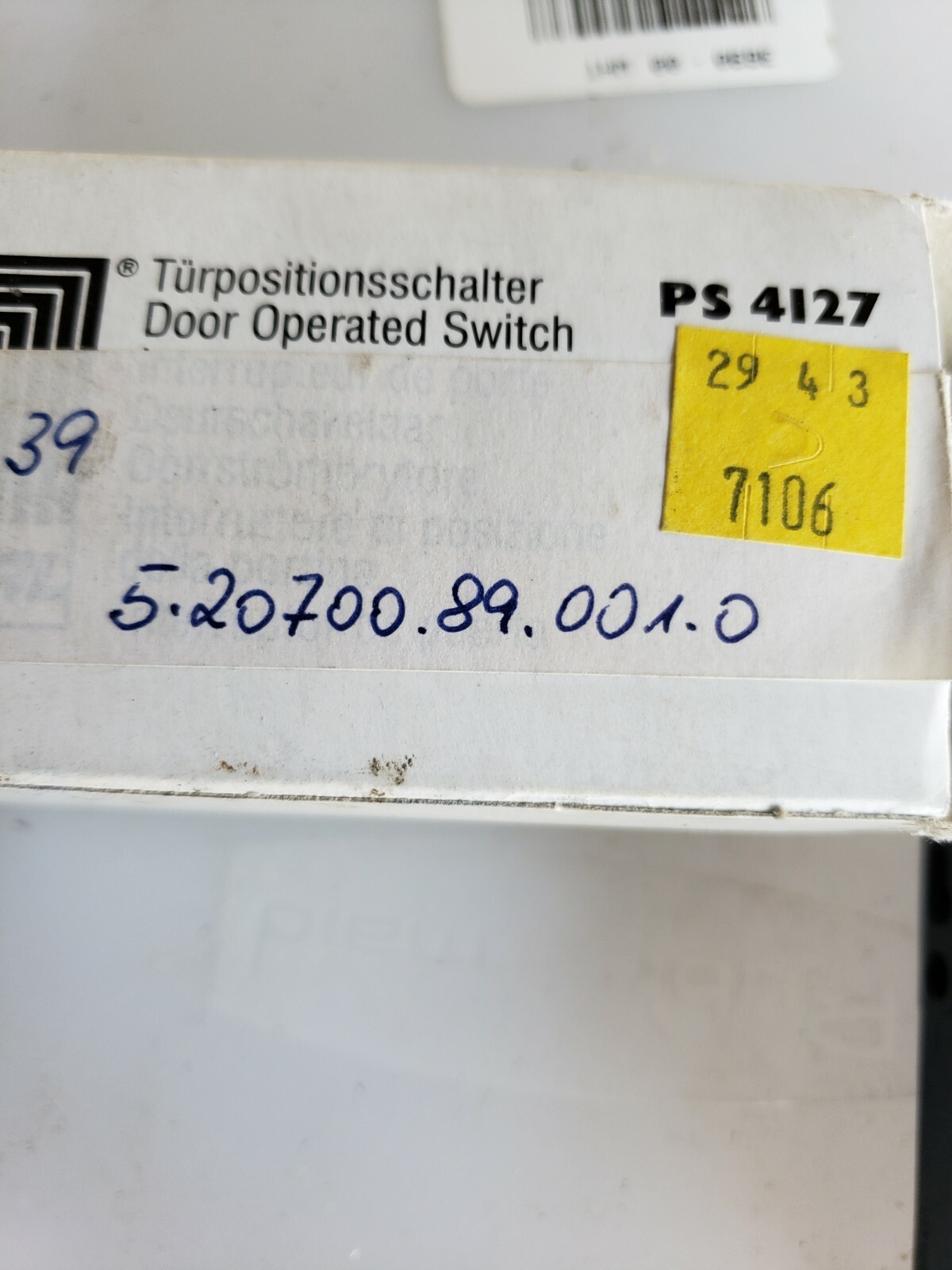 Rittal PS 4127 Door Operated Switch P1202 for sale online | eBay